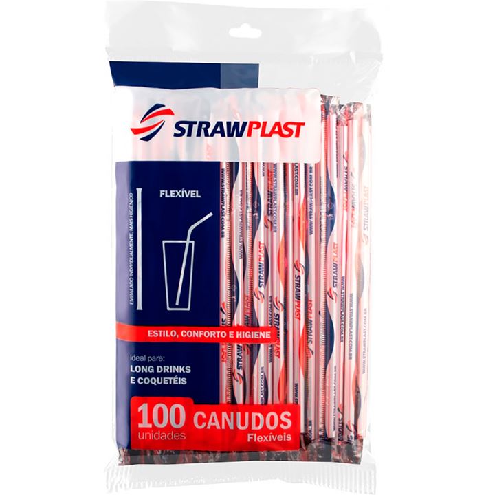 CANUDO PLAST FLEX C/100 STRAWPLAST | Repor